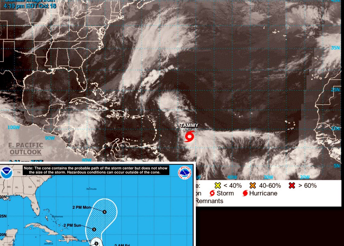 ¿Cómo afectará la tormenta Tammy la República Dominicana durante el fin ...